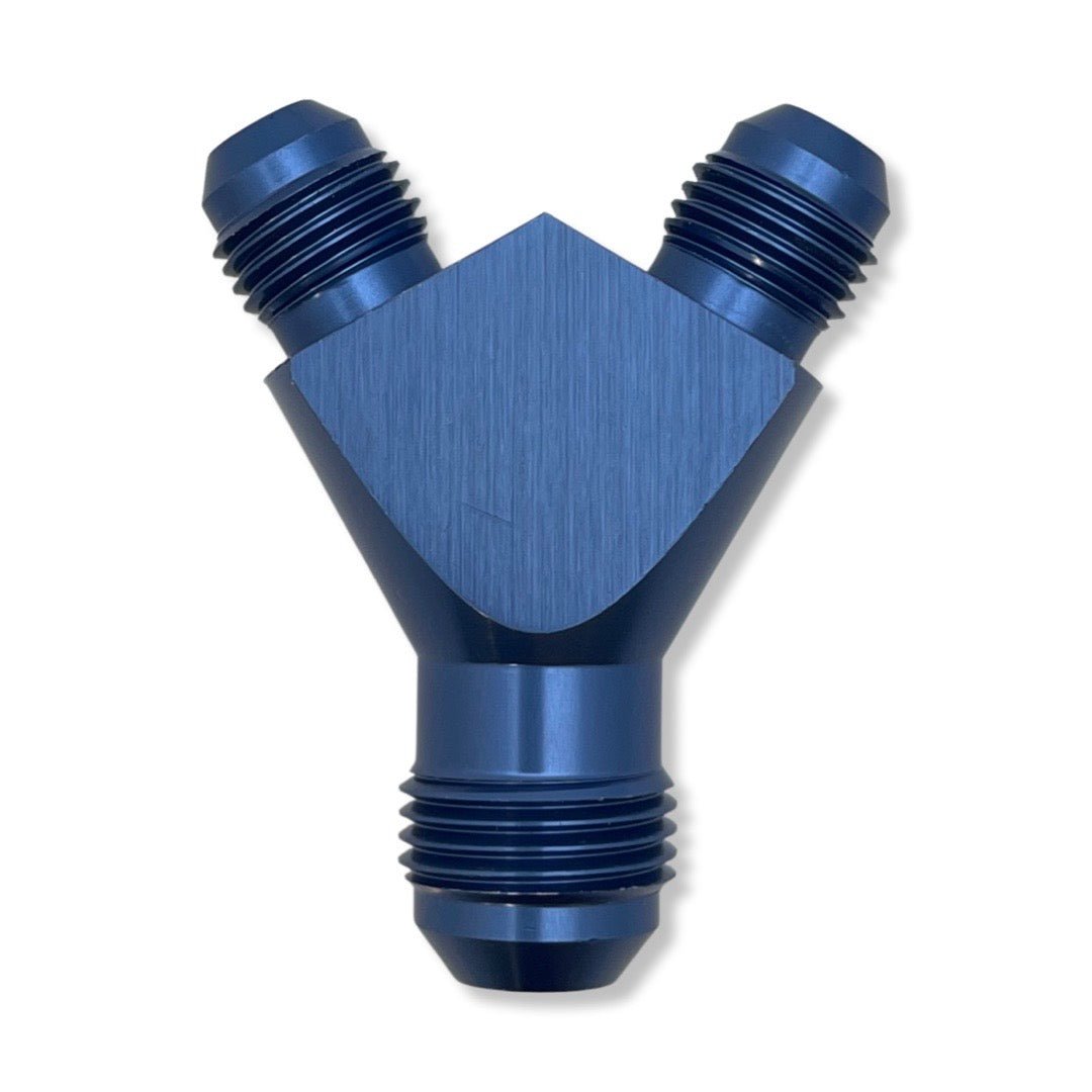AN12 to Dual AN8 Y Adapter - Blue – AN3 Parts
